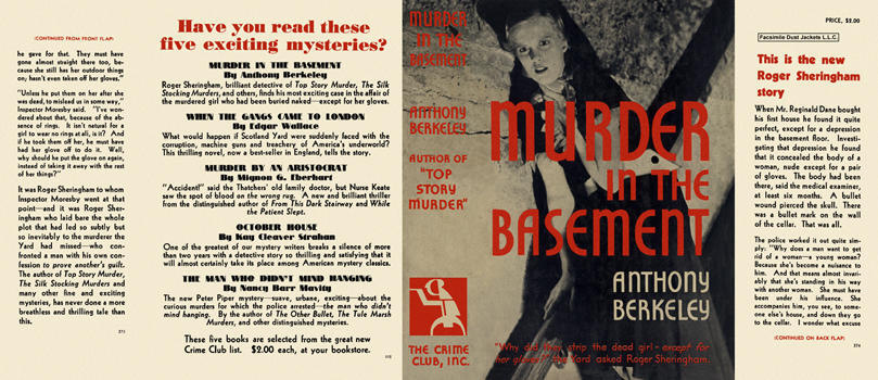 Murder in the Basement | Anthony Berkeley