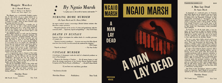 Man Lay Dead, A. | Ngaio Marsh
